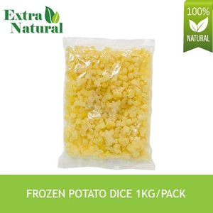 [Extra Natural] Frozen Potato Dice 20mm x 20mm, 1kg/pack (sold per pack ...