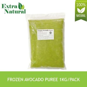[Extra Natural] Frozen Avocado Puree 1kg/pack (sold per pack) — HORECA ...