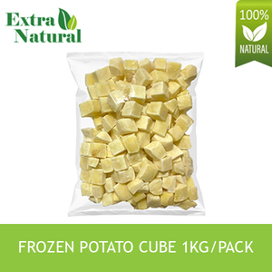 [Extra Natural] Frozen Potato Cube 10mm x 10mm, 1kg/pack (sold per pack) — HORECA Suppliers ...