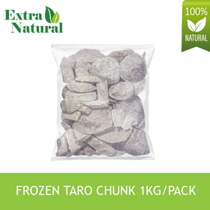 [Extra Natural] Frozen Taro Chunk (EN) (Irregular Shape) 1kg/pack (10 ...