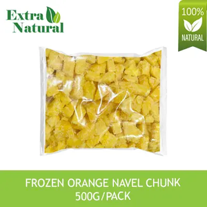 [Extra Natural] Frozen Orange Navel Chunk 500g/pack (sold per pack) — HORECA Suppliers | Supplybunny