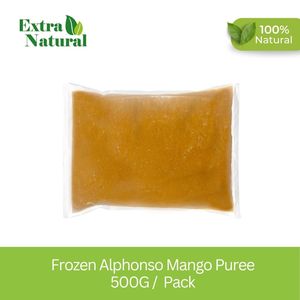 [Extra Natural] Frozen Mango Alphonso Puree 500g/pack (sold per pack ...