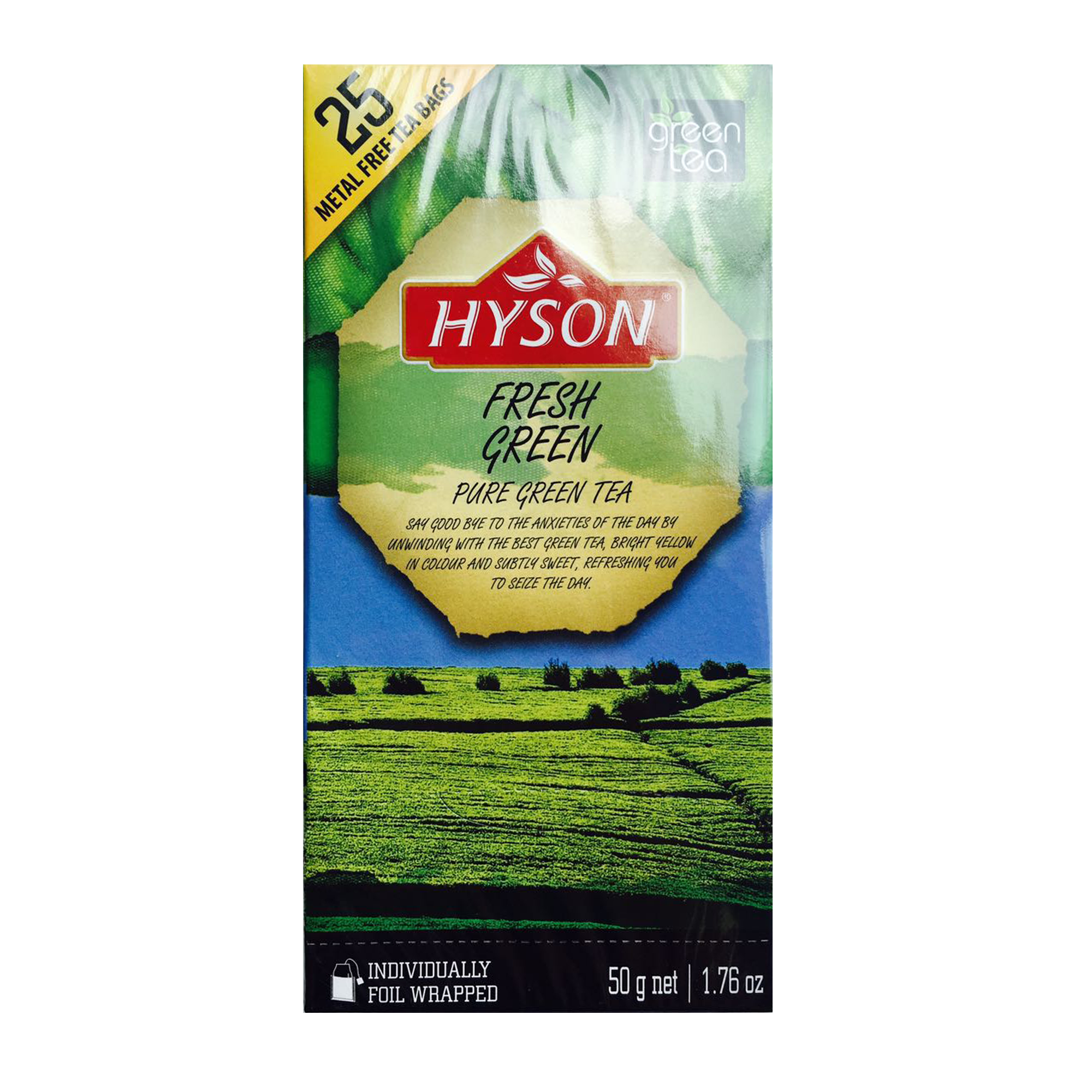 Hyson Tea Breeze GT Fresh Green 25teabags/box (24 boxes per carton ...