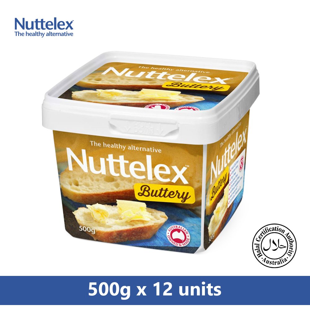 Nuttelex Margarine Spread Buttery 500g X 12 pack per carton (Sold Per ...