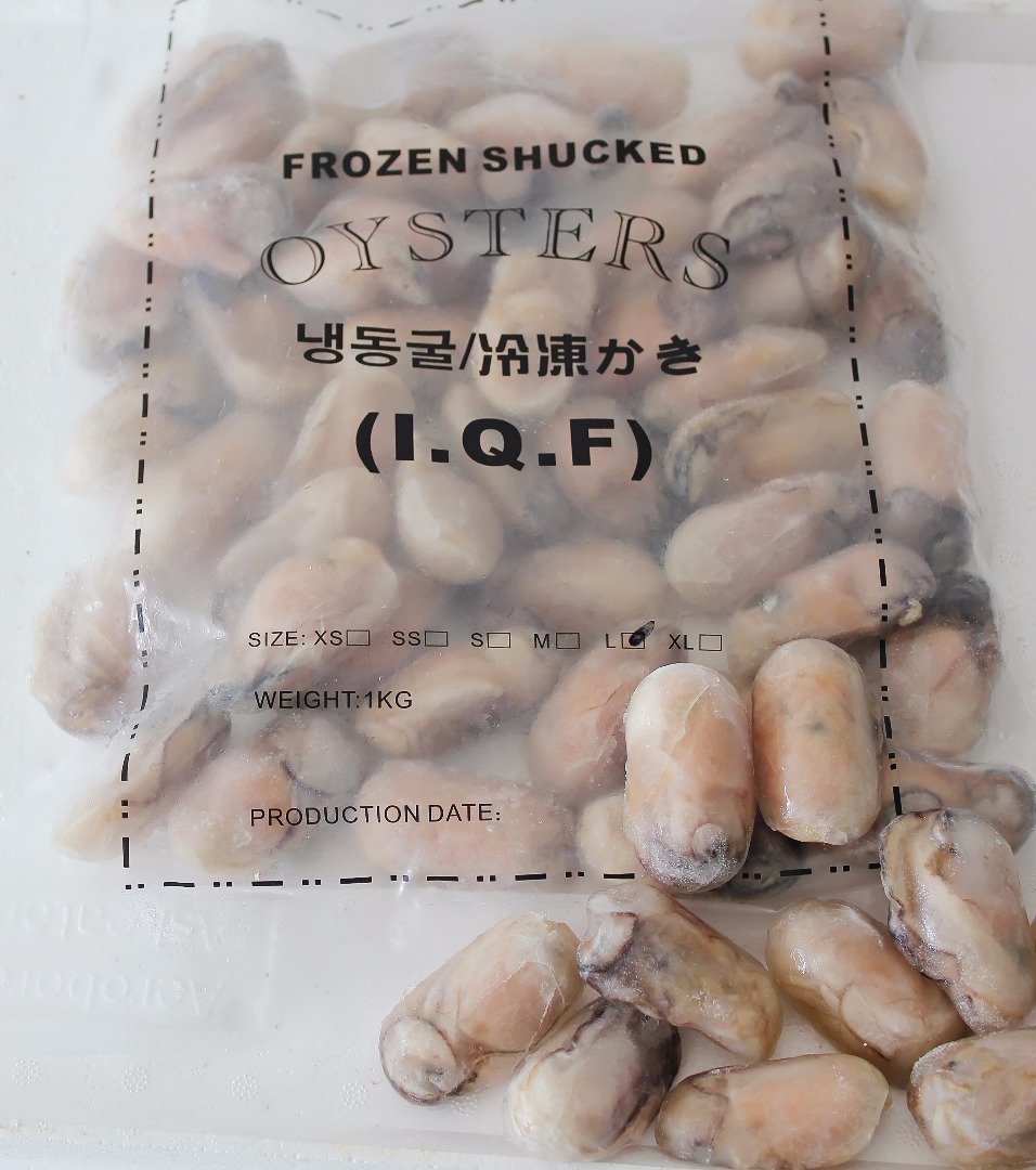 IQF Frozen Oyster Meat 生蚝肉 - M size 1kg/pack (sold per pack) — HORECA ...