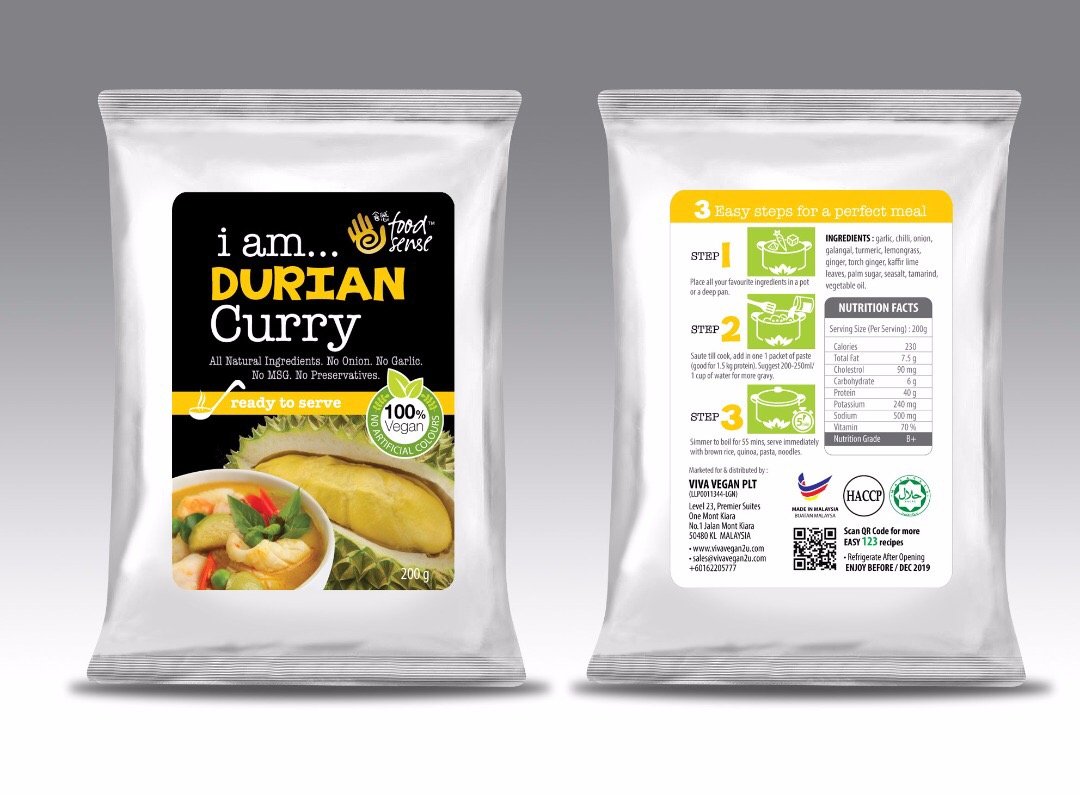 Food Sense Durian Curry Paste 1kg/pack (sold per pack) — HORECA ...