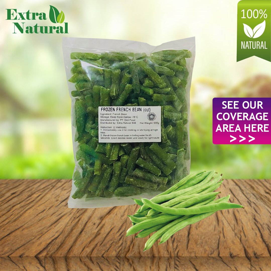 [Extra Natural] Frozen Cut French Bean 1kg/pack (10 packs per carton ...