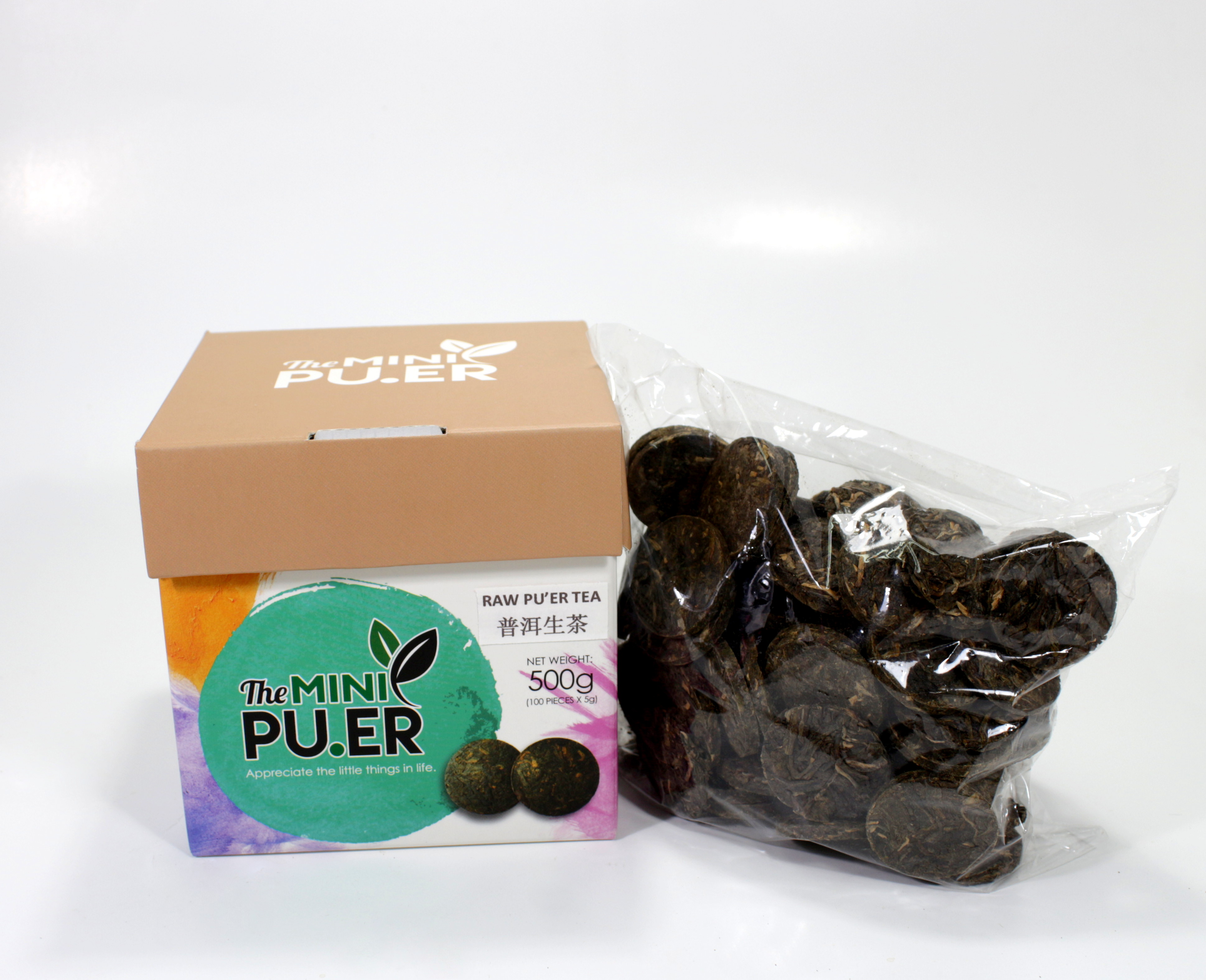 The Mini Pu'er - Raw Black Tea 100pieces/box (sold per box) — HORECA ...