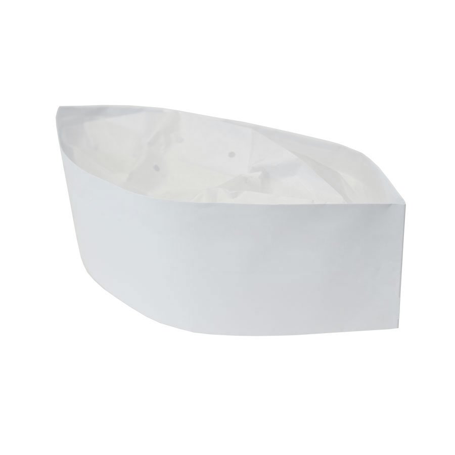 Hagen's White Paper Forage Hat (100 pieces per box) — HORECA Suppliers ...