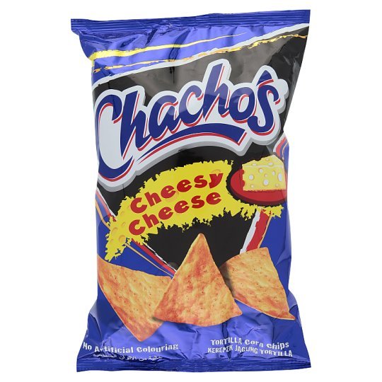 CHACHO'S NACHOS CHEESY CHEESE 185GM/pack (12 packs per carton) (Sold by ...