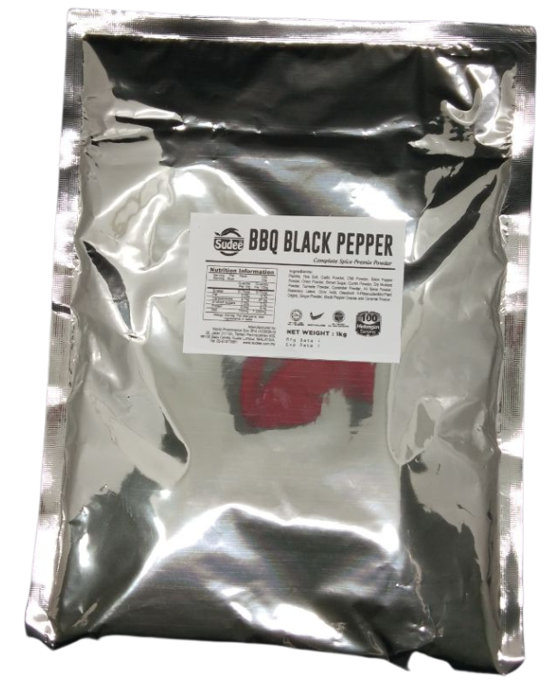 SUDEE Bulk Pack: BBQ Black Pepper [1kg] — HORECA Suppliers | Supplybunny