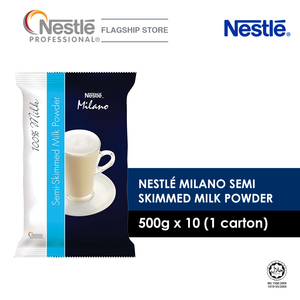 Nestle MILANO Semi Skimmed Milk Powder 500g/pack x 10 packs per Carton ...