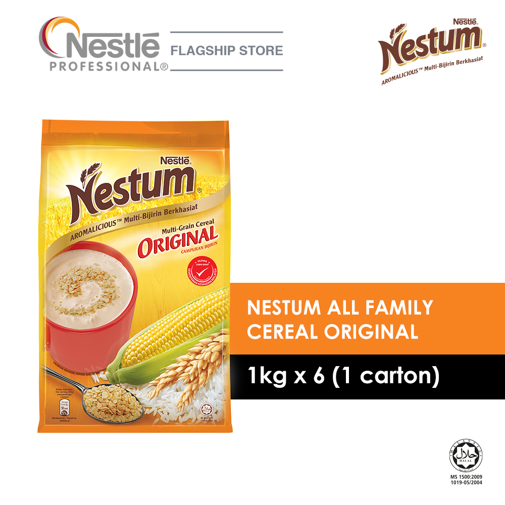 Nestum Original Cereal 1kg/pack x 6 packs per Carton (Sold per Carton ...