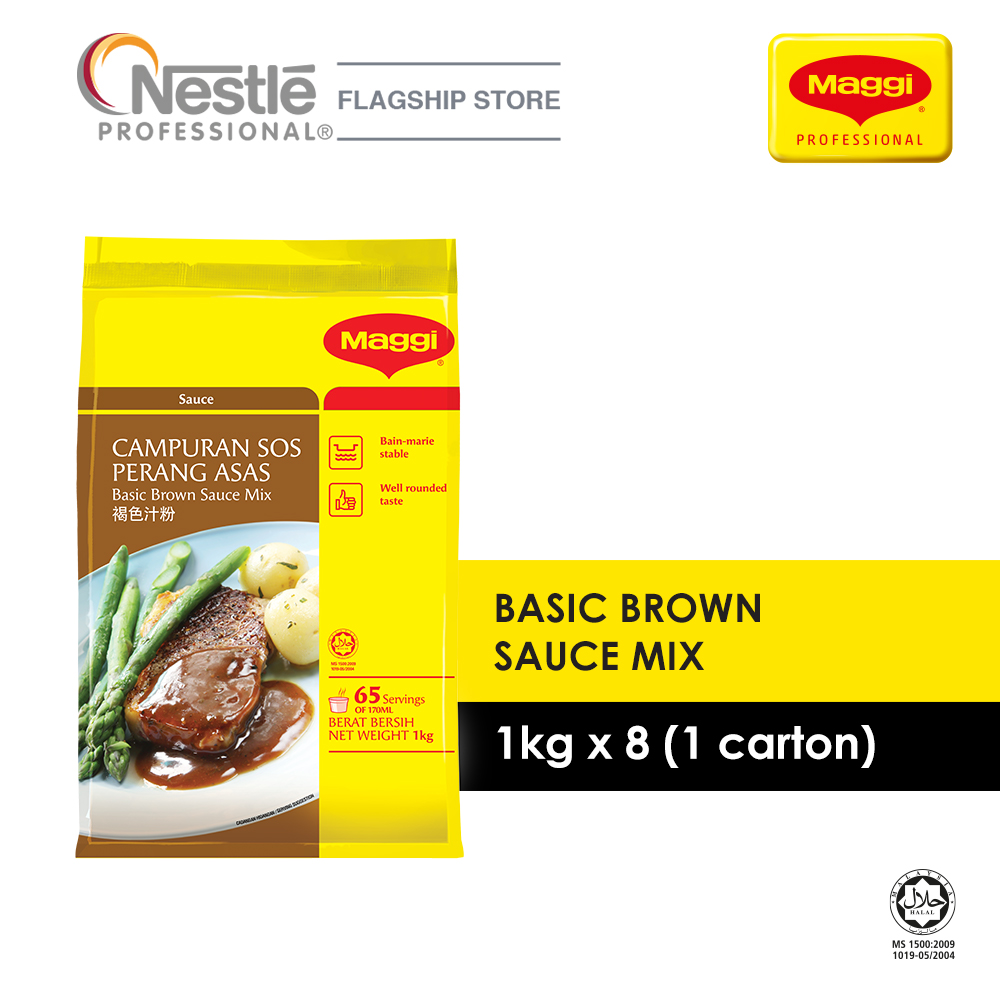 MAGGI Basic Brown Sauce Mix 1kg/pack x 8 packs per Carton (Sold per ...