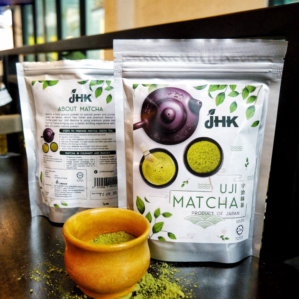 JHK Premium Uji Matcha Powder 100G/pack (Sold per Pack) — HORECA Suppliers | Supplybunny