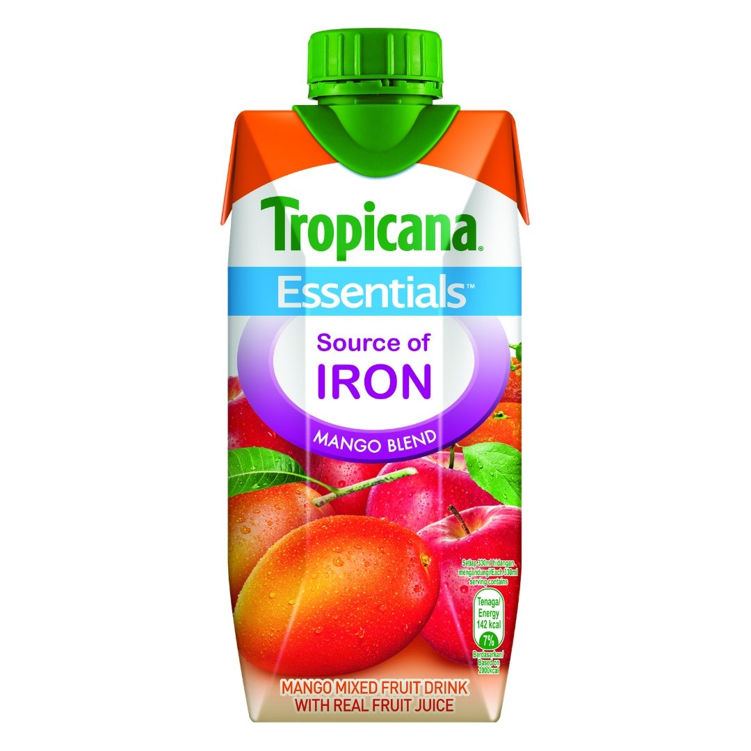 Tropicana Essentials Mango 330ml/pack (24 packs per carton) - SKU: B ...