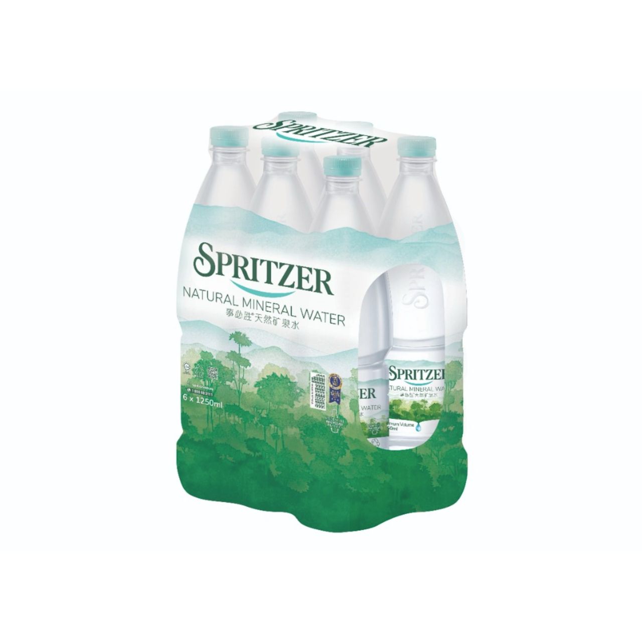 Spritzer Mineral Water 1.25L/bottle (6 bottles per carton) — HORECA ...