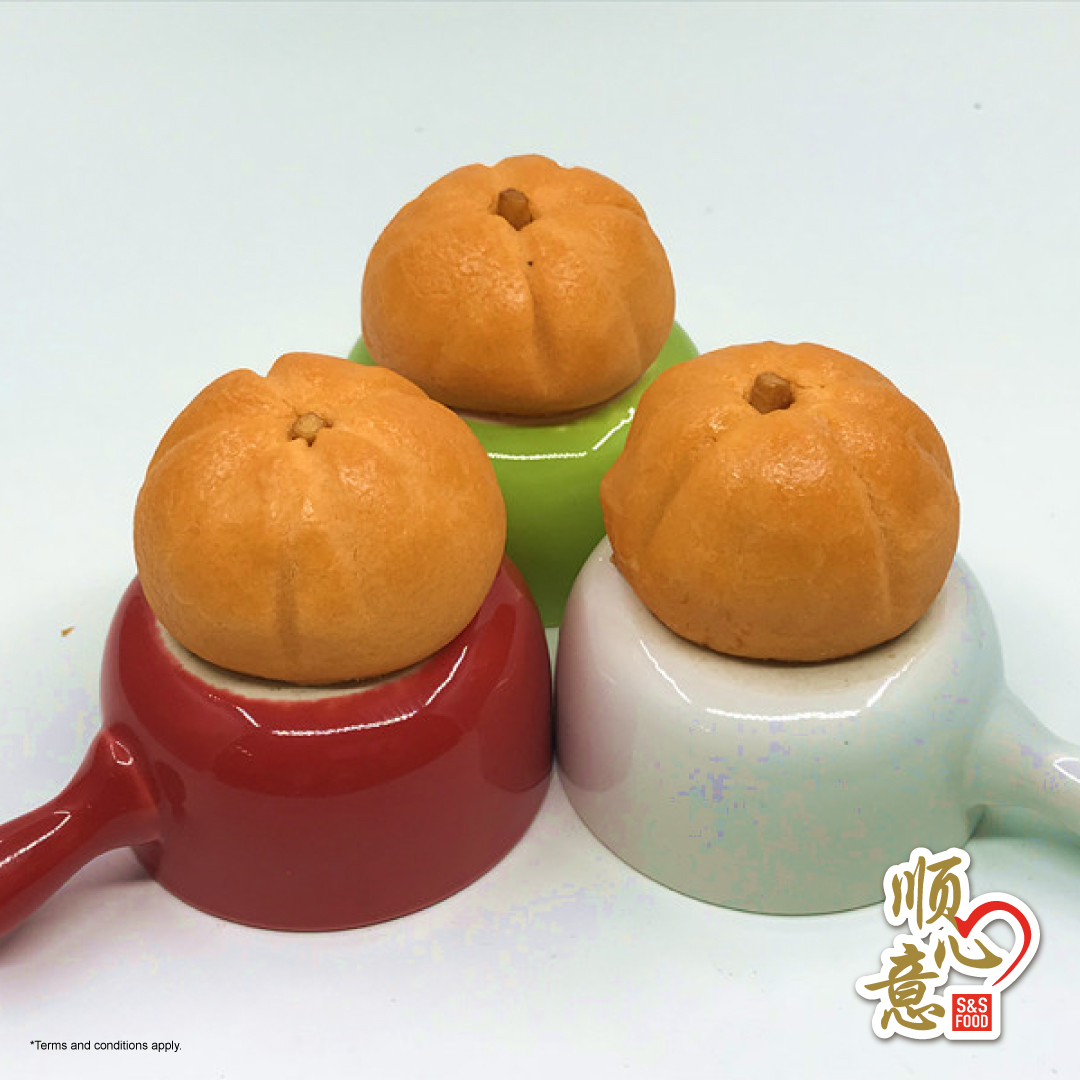 Mini Pumpkin Crispy Pastry Lotus Filling 金瓜酥皮莲蓉饼仔 (Pre-Order) (300 Pcs ...