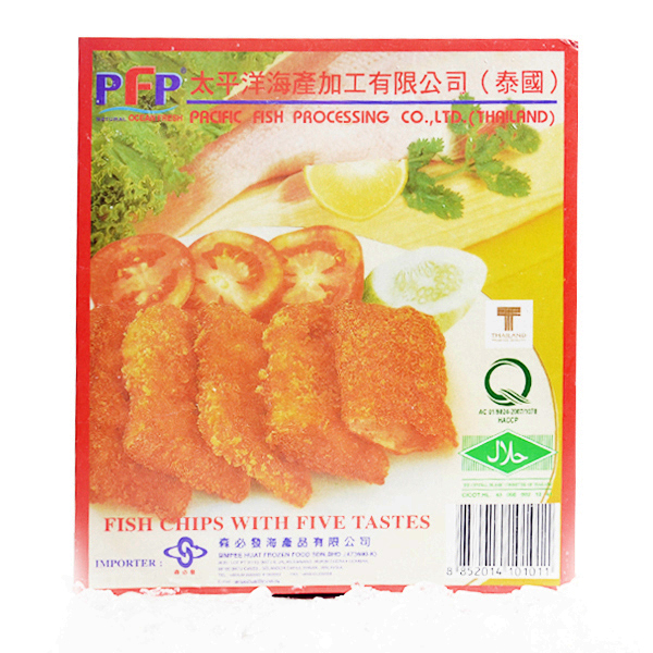 [Frozen/Halal] PFP Fish Chip with Five Tastes 500GM (Sold Per Pack ...