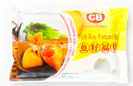 Frozen CB Fish Roe Fortune Bag (8 Pcs) 200g/pack (Sold per Pack ...