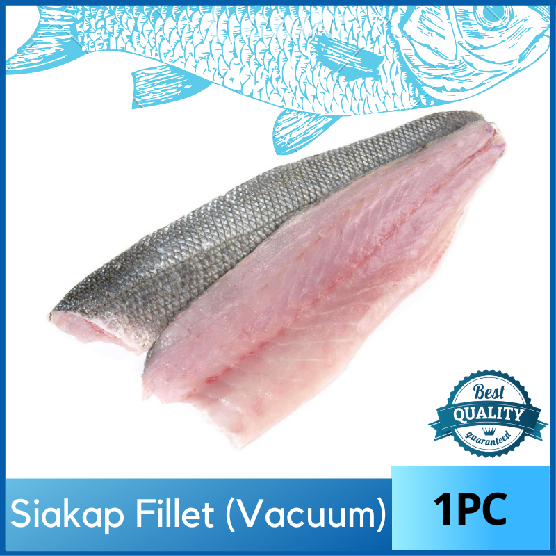 Vacuum Packed Siakap Fillet (Ikan Siakap) 400G+/- per Piece (Sold per ...