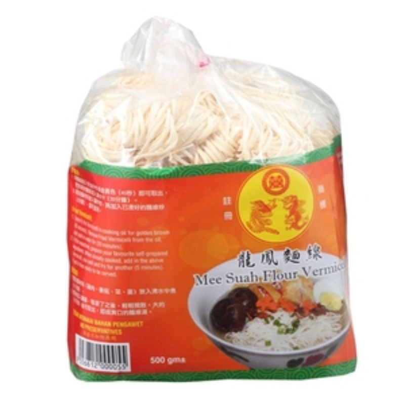 Long Fong Homemade Mee Sua Noodles 龙凤手工面线 500g per pack (Sold Per Pack ...