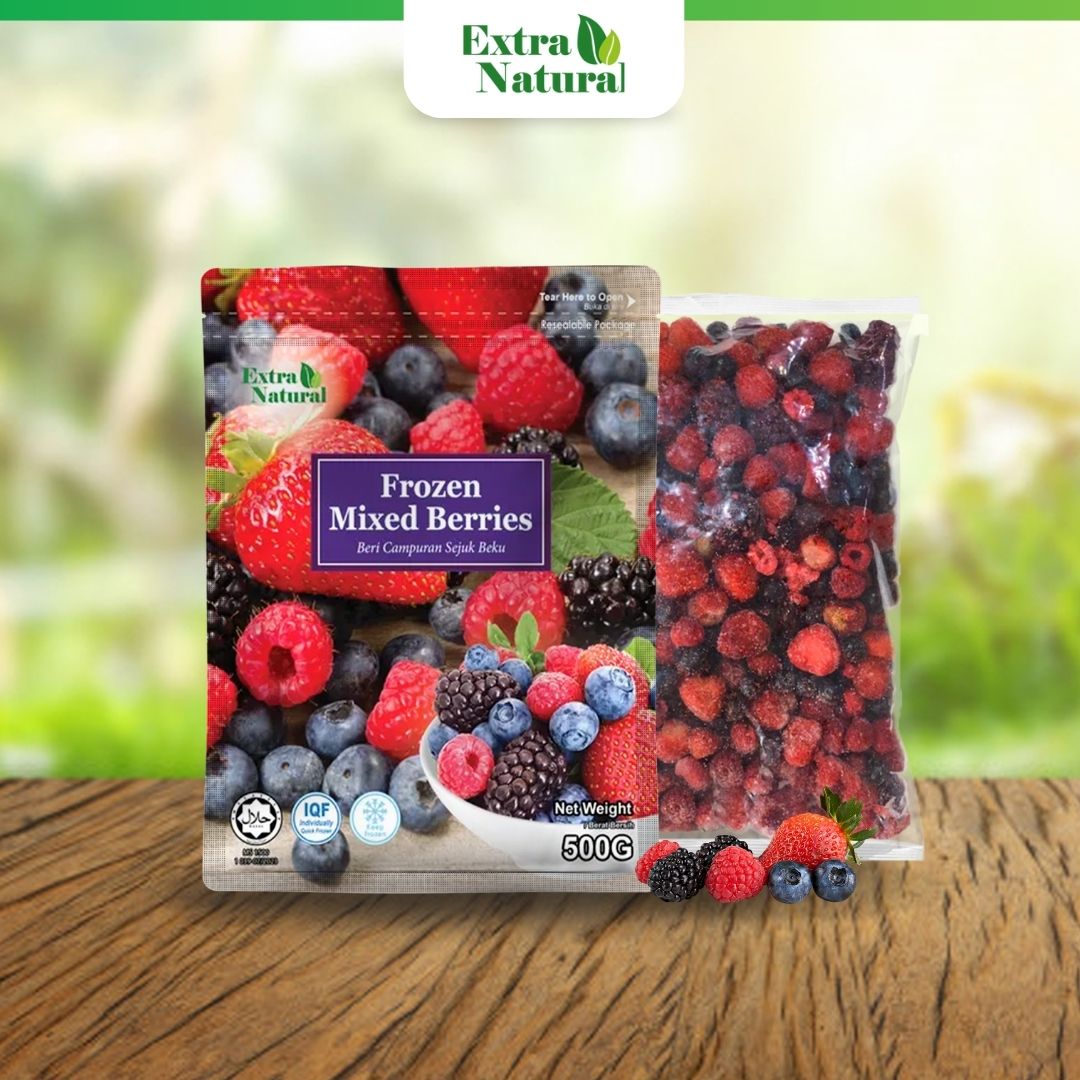 [Extra Natural] IQF Frozen Mixed Berries 500g/pack (sold per pack ...