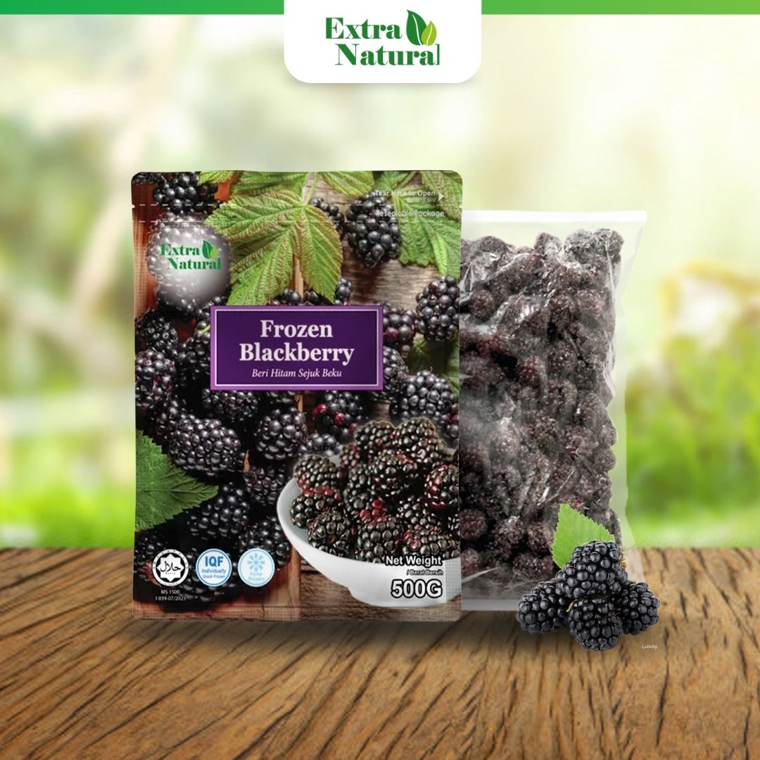 [Extra Natural] IQF Frozen Blackberry 500g/pack (20 packs per carton ...