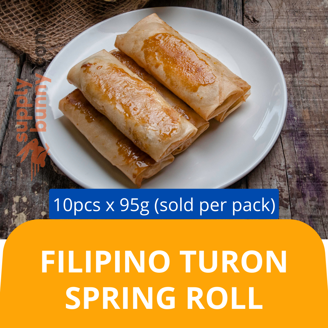 Turon (10pcs x 95g) (sold per pack) 菲式炸春捲 The Narra Frozen Filipino ...