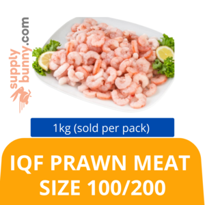IQF PD Prawn Meat 100/200 Small 1kg (sold per pack) 虾肉 AS Fresh& Frozen ...