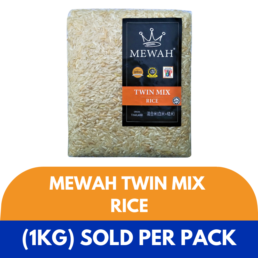 Mewah Twin Mix Rice 1kg per Pack (Sold per Pack) — HORECA Suppliers ...