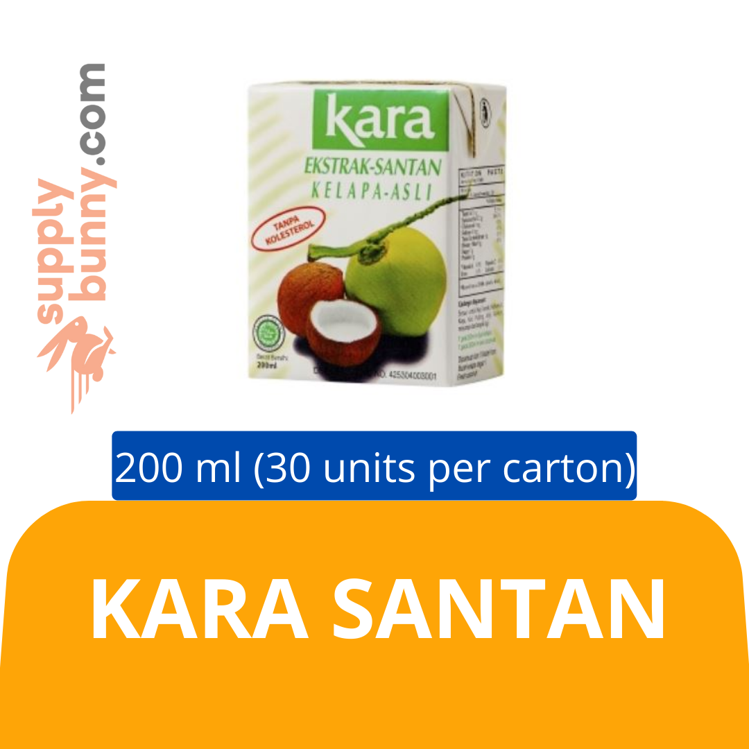 Kara Santan (200ml x 30 packs)(sold per carton) Santan Kara — HORECA ...
