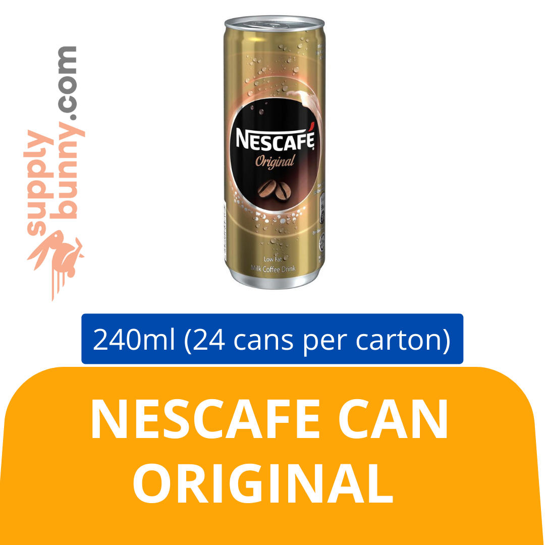 Nescafe Can Original (20+4) (240ml x 24 cans) (sold per carton) Nescafe ...