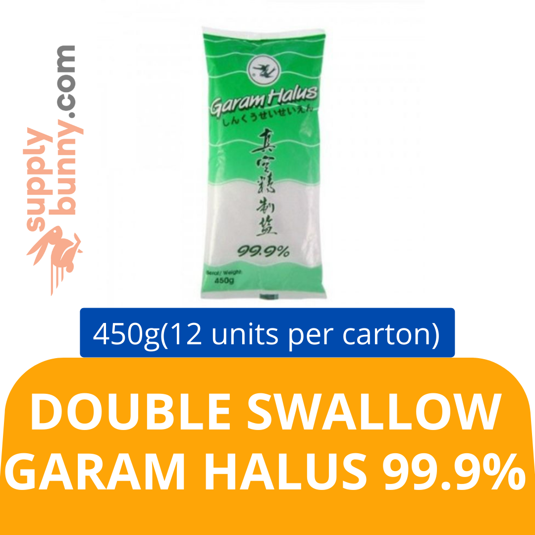 Double Swallow Garam Halus 99.9% (450g x 12 packs) (sold per carton ...