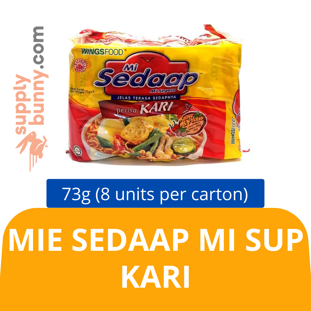 Mi Sedaap Mi Sup Kari (73g x 5 units per pack) (8 packs per carton) Mi ...