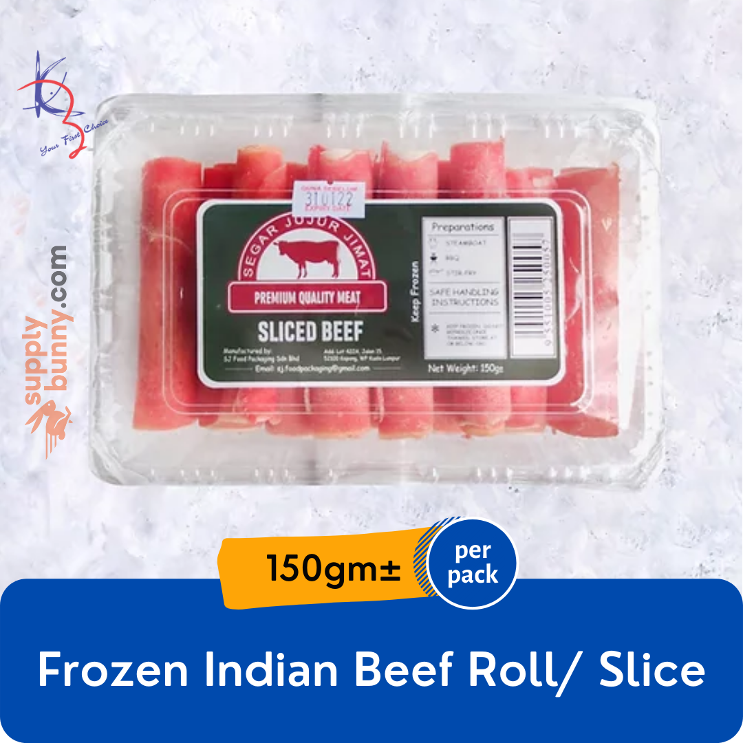 Indian Beef Roll / Beef Slice Shabu Shabu 150g (sold per pack) — HORECA ...