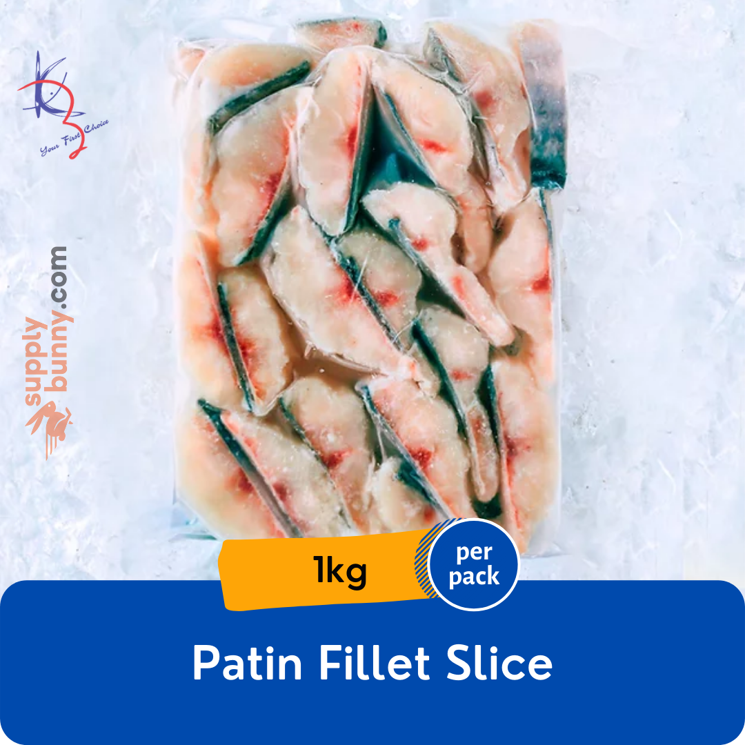 Boneless Patin Fillet Slice 1kg (sold per pack) 无骨 巴丁鱼片 Ikan Patin ...