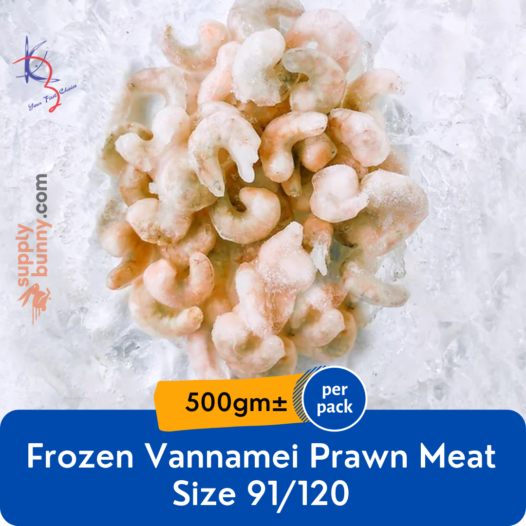 Frozen Vannamei Prawn Meat 91 120 500g Sold Per Pack — Horeca