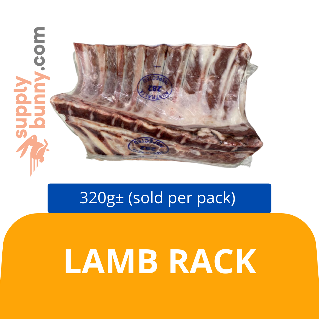 Lamb Rack (2pcs) 320g (sold per pack) — HORECA Suppliers | Supplybunny
