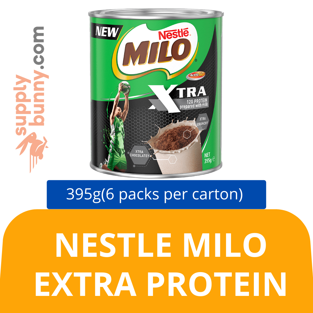 NESTLE Milo Australia Extra Protein (6 x 395g) (Sold Per Carton ...
