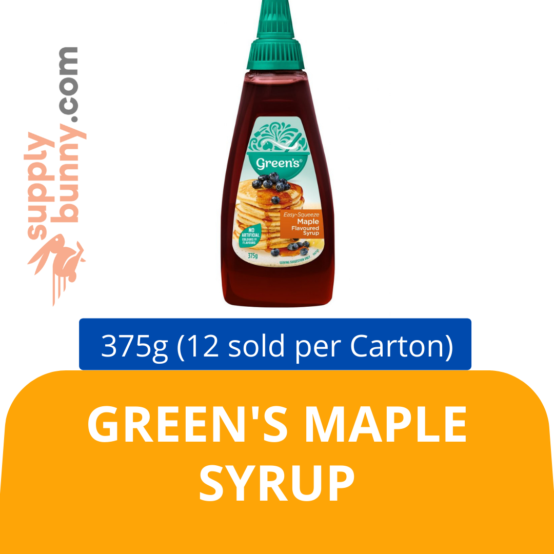 GREENS Maple Syrup 375g/pack (12 pack per carton) — HORECA Suppliers ...
