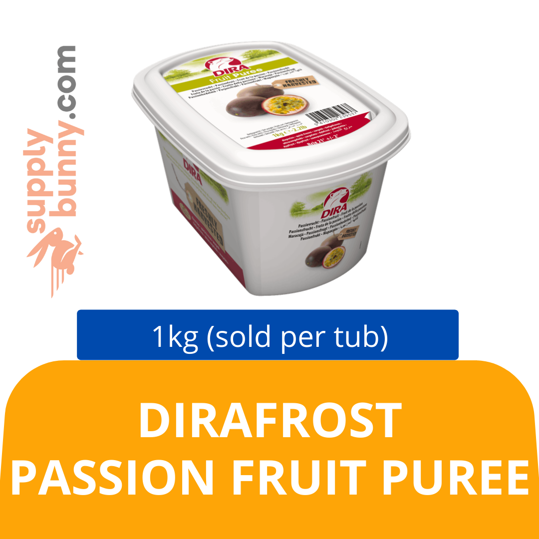 DIRAFROST PASSION FRUIT PUREE 1KG (sold per tub) BidFood — HORECA ...