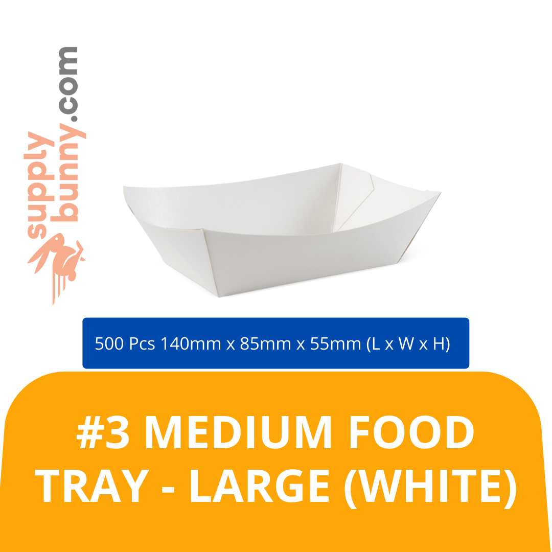 #3 Medium Food Tray — HORECA Suppliers | Supplybunny