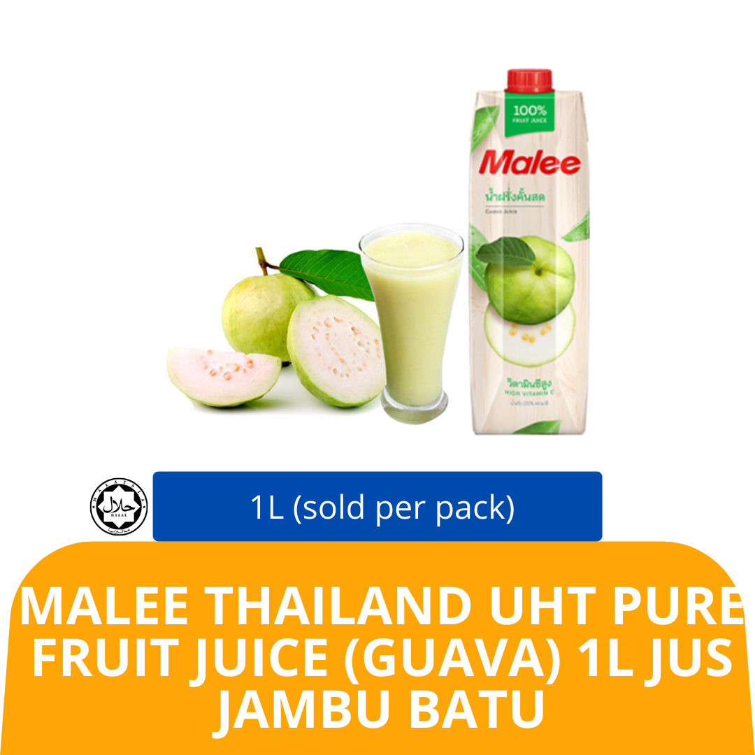Malee Thailand UHT Pure Fruit Juice (Guava) 1L Jus Jambu Batu — HORECA ...