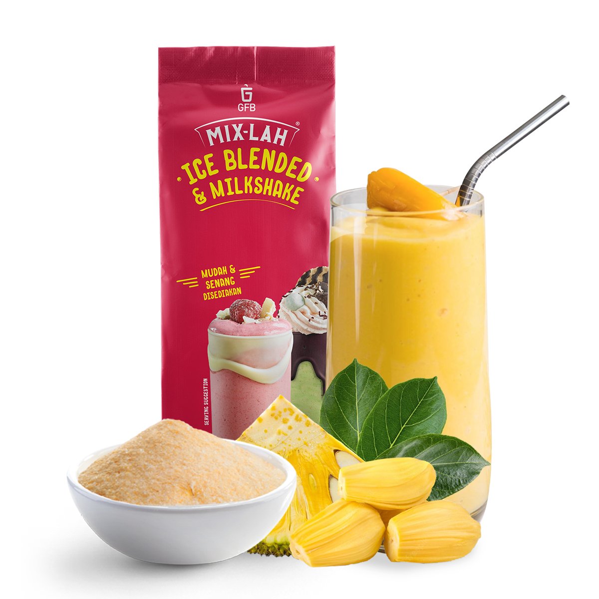 Jackfruit Nangka Ice Blended/Milkshake Powder 1kg/pack (Sold per Pack ...