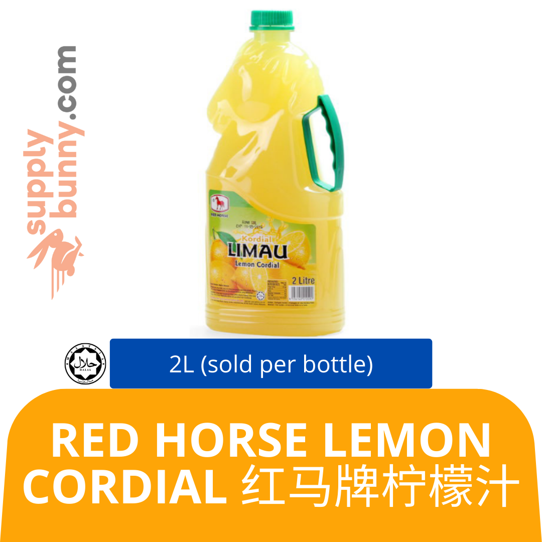 Red Horse Lemon Cordial 2L (sold per bottle) — HORECA Suppliers ...