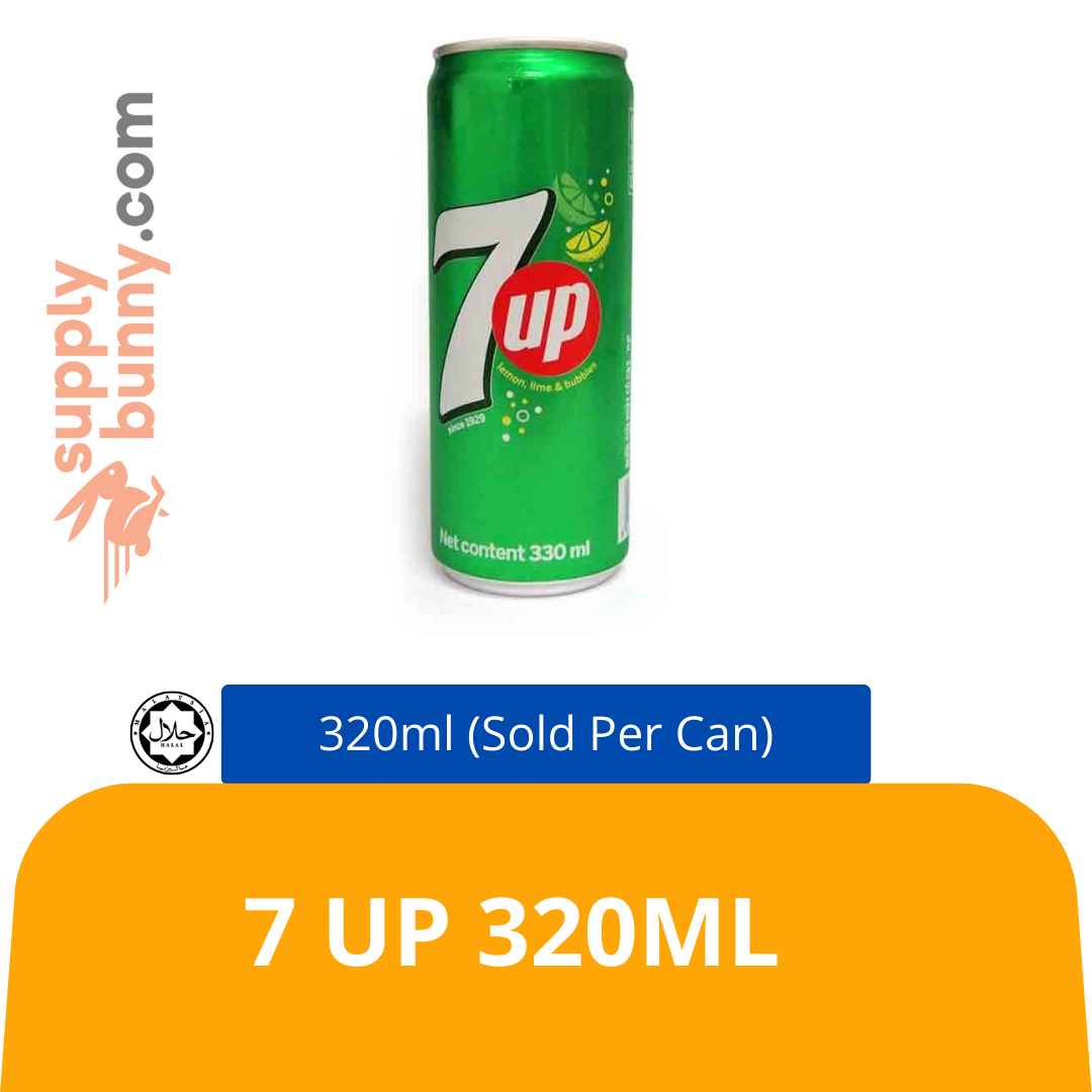 7 Up 320ml sold per can — HORECA Suppliers | Supplybunny