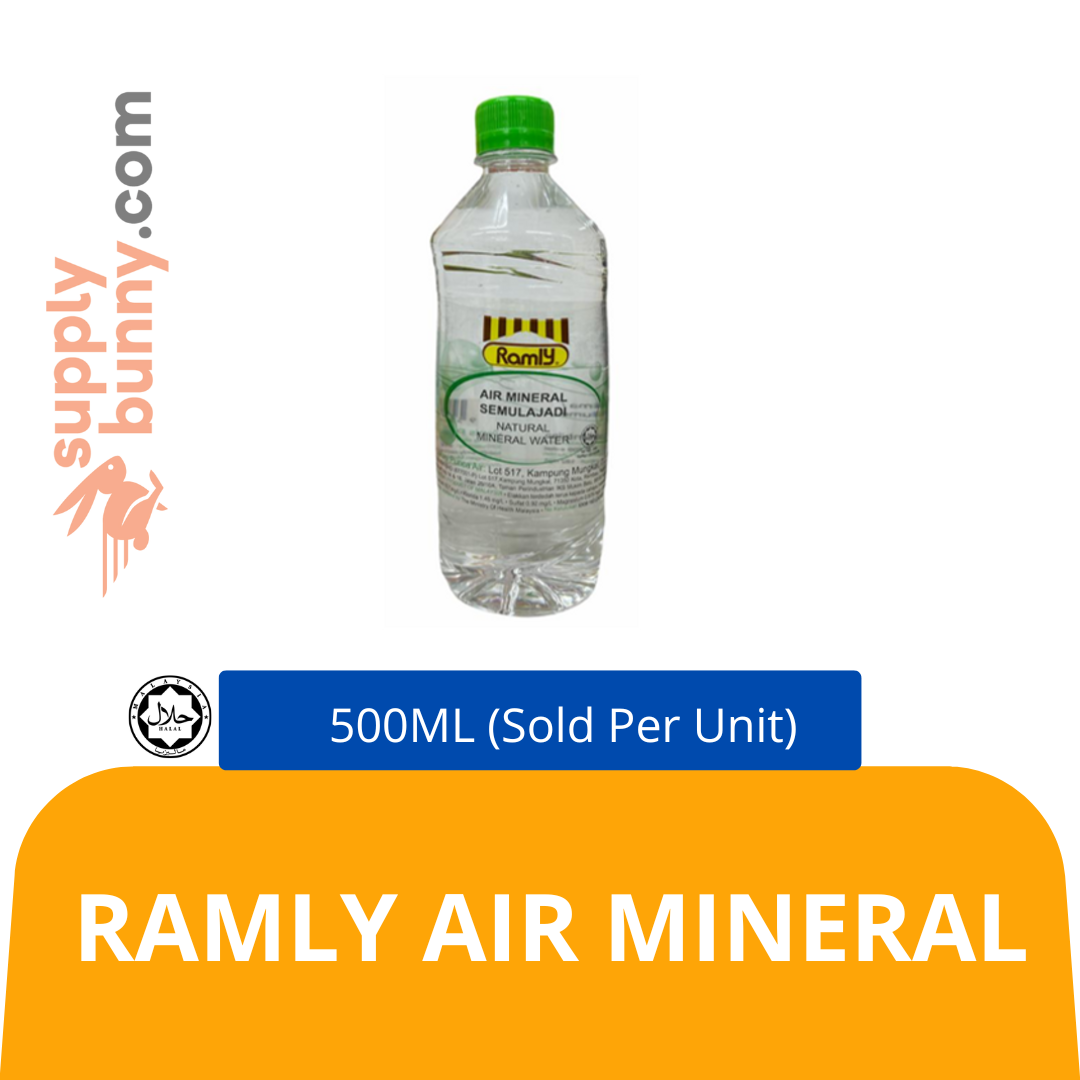 Ramly Air Mineral 500ml (sold per bottle) — HORECA Suppliers | Supplybunny