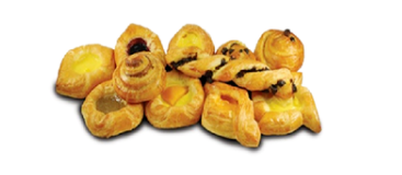 Custard Baked Frozen Danish Pastry 25g x 90pcs per carton (Sold per ...