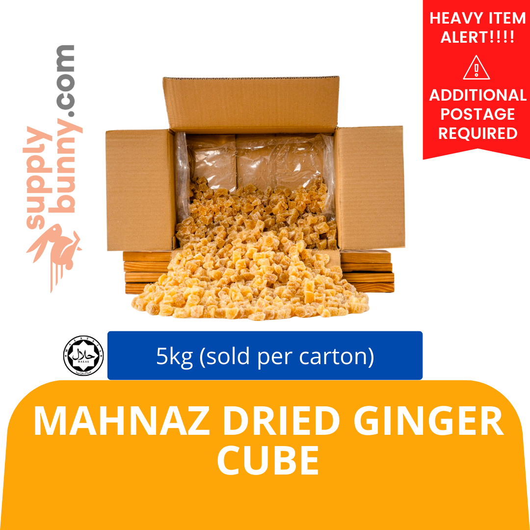 Mahnaz DRIED GINGER CUBE 5KG (sold per carton) Mahnaz — HORECA ...